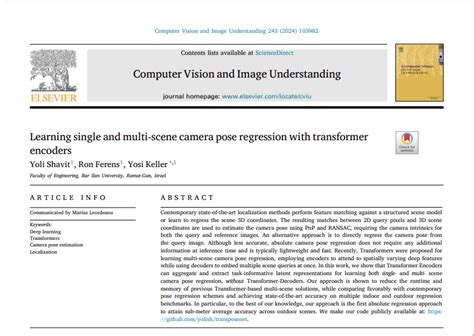 Learning Single And Multi Scene Camera Pose Regression With Transformer Encoders