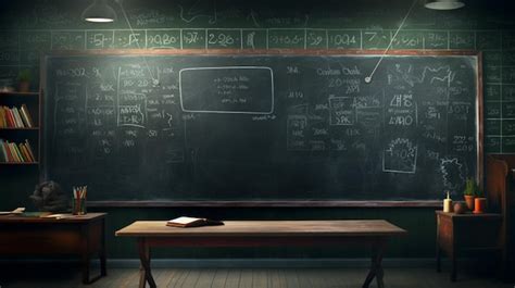 Premium Photo Chalkboard With Physics Class Background Premium Photo Chalkboard With Physics Class Background