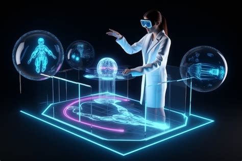 free photo person using ar technology to perform their occupation