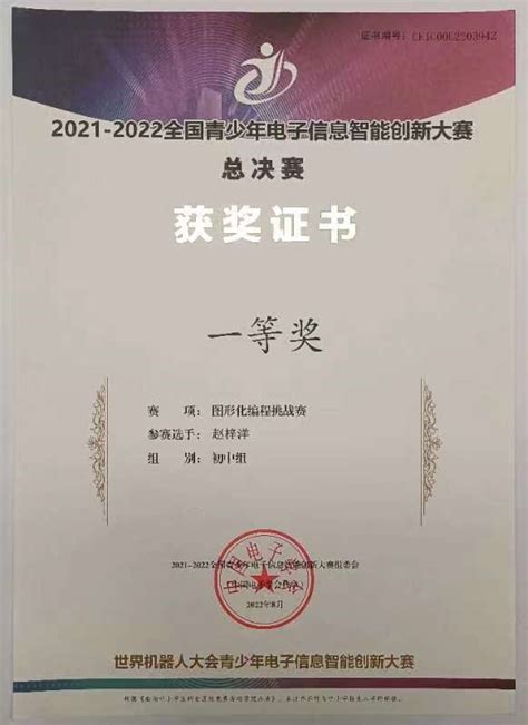民盟盟员张新获2021—2022全国青少年电子信息智能创新大赛总决赛优秀指导教师 西安交通大学 党委统战部