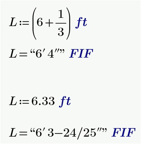 Solved Convert Feet To Feet And Inches Ptc Community