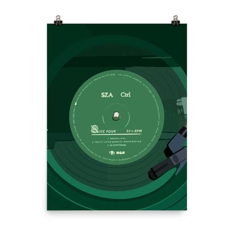 Ctrl Vinyl Poster Artpce