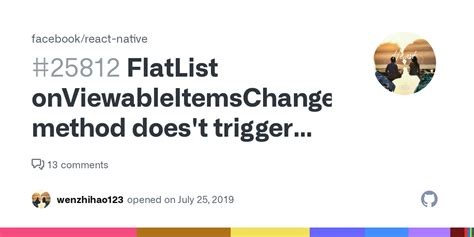 Flatlist Onviewableitemschanged Method Does T Trigger When First Render