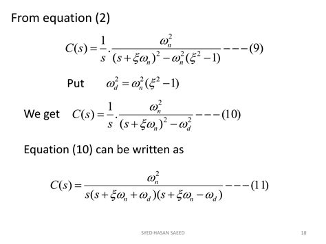 Time Response Second Order Pdf