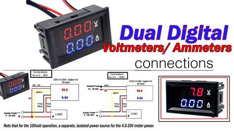 How To Wire Digital Dual Display Volt And Ammeter Artofit