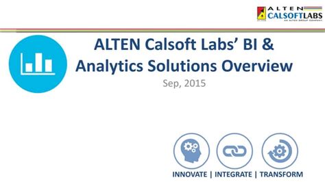 Alten Calsoft Labs Analytics Service Offerings Ppt