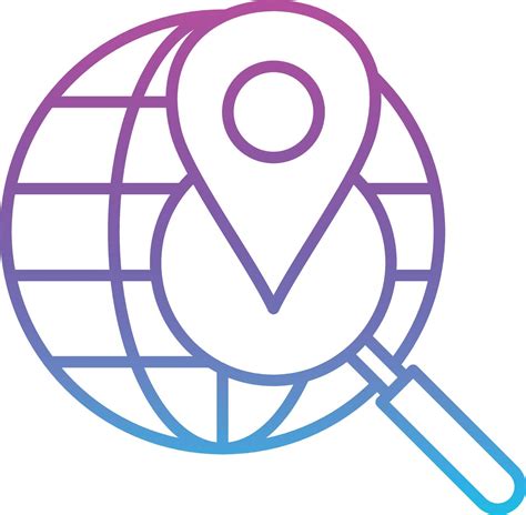 Location Marker Line Gradient Icon 10620767 Vector Art At Vecteezy