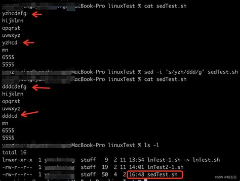 Linux：使用sed命令替换文件内容实操及各种报错问题解决sed替换文件中的部分内容 Csdn博客