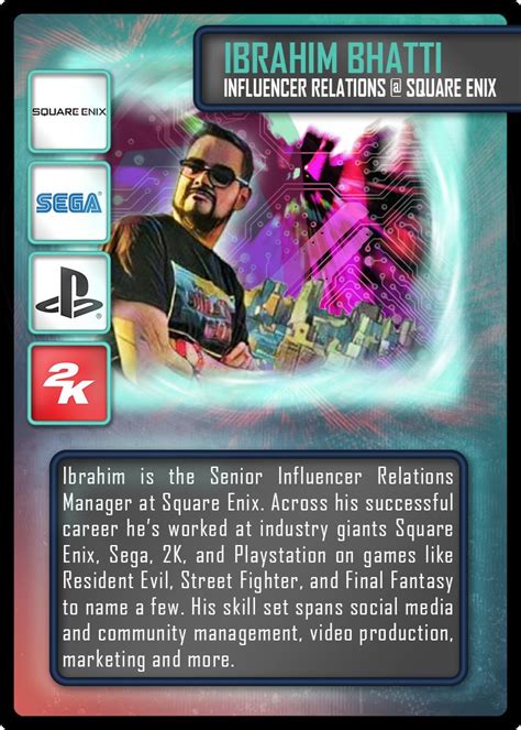 Game Academy On Linkedin Meet Ibrahim Bhatti Senior Influencer Relations Manager Square Enix