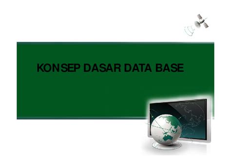 Pdf Konsep Dasar Database