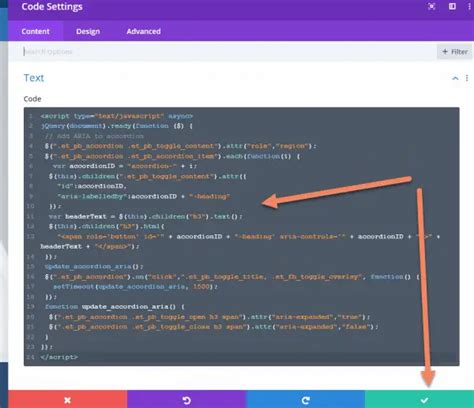How To Make Divi Accordion Accessible