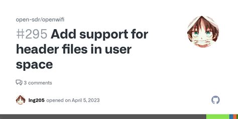 Add Support For Header Files In User Space · Issue 295 · Open Sdropenwifi · Github