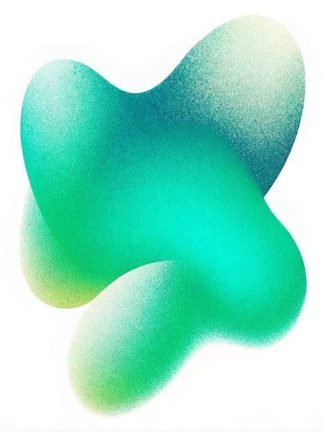 Premium Psd Psd Grainy Textured Gradient Abstract Shapes Green Background