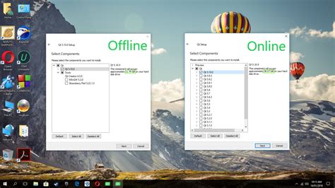 size difference in qt online and offline installations qt forum