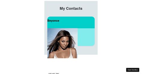 React Props Practice Forked Codesandbox