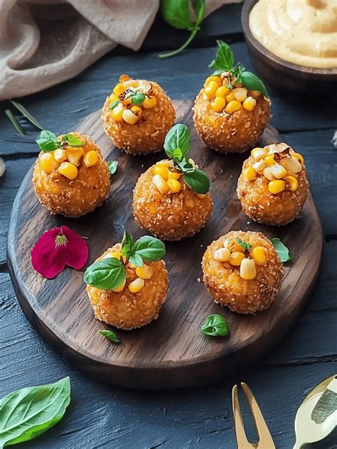 Irresistible Cheese Corn Balls A Delicious Vegetarian Snack
