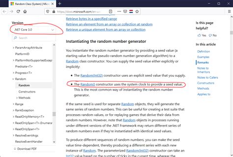 Document Changes In System Random In NET Core Issue Dotnet Dotnet Api Docs GitHub