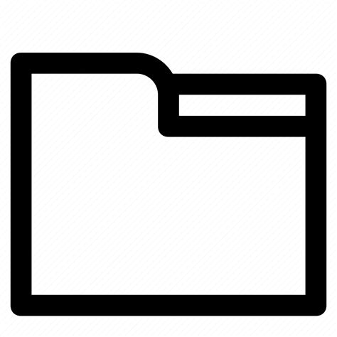 Document Expanded File Folder Line Outline Ui Icon Download On Iconfinder