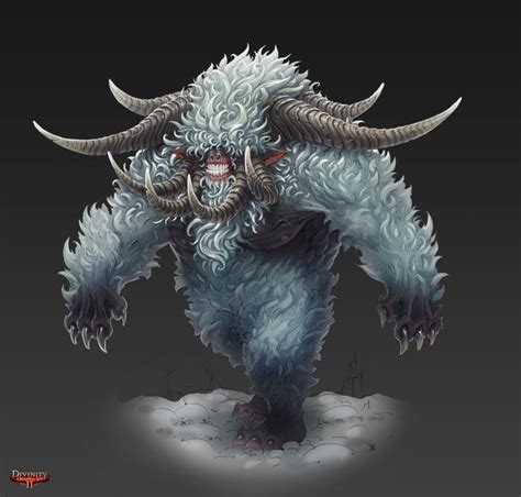 Yeti Art Divinity Original Sin Ii Dnd Yeti Race Dnd Yeti Art
