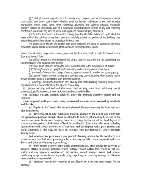 Kmbr Rule Kerala Municipality Building Rules Kmbr Pdf
