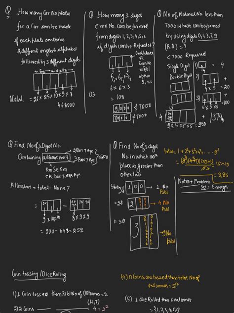 Permutation And Combination L 02 Class Notes Pdf