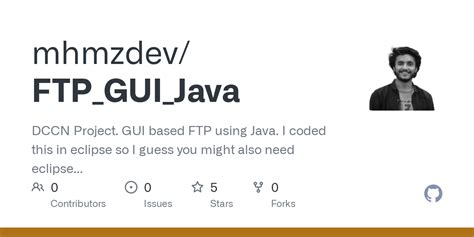 GitHub Mhmzdev FTP GUI Java DCCN Project GUI Based FTP Using Java