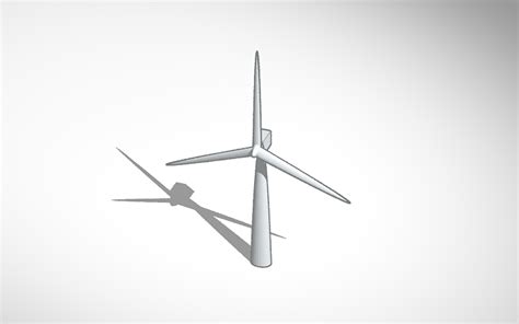 3d Design Wind Turbine Tinkercad
