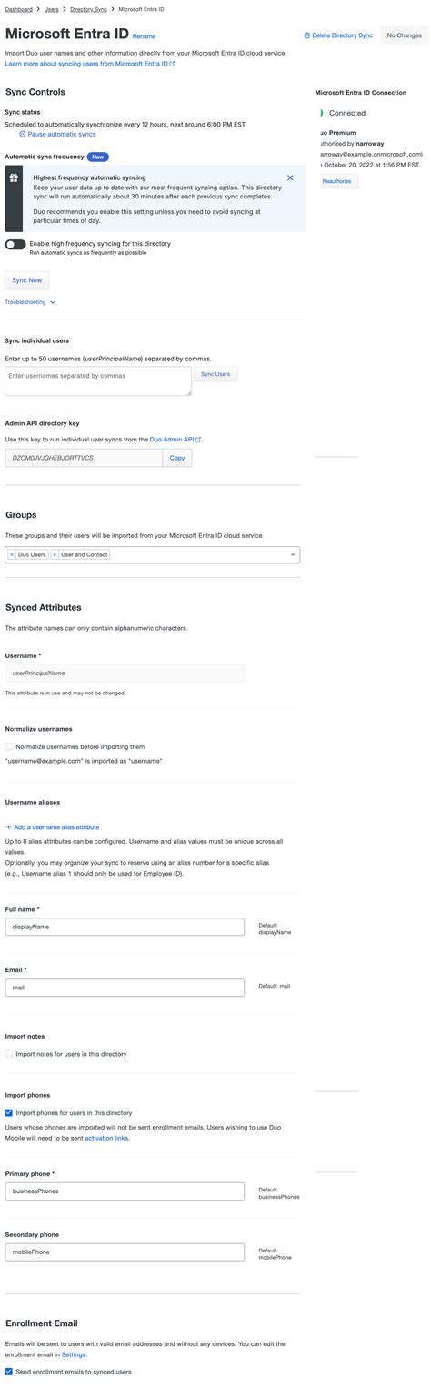 Synchronizing Users And Admins Into Duo From Azure Ad Duo Security