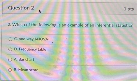 solved question 2 1 pts 2 which of the following is an