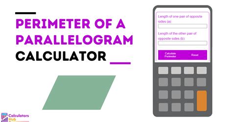 Perimeter Of A Parallelogram Calculator Online