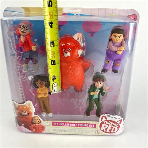 Turning Red Bff Collectible Figure Set Disney Pixar Complete Set 5