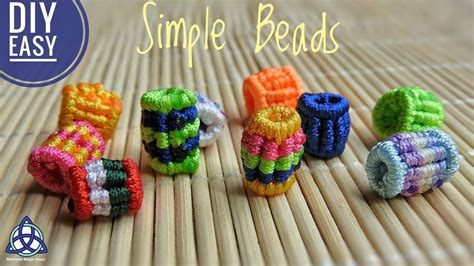 How to Make Macrame Beads DIY Perles de Macramé YouTube