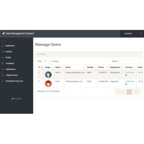 php user management system is a powerful php script that offers a