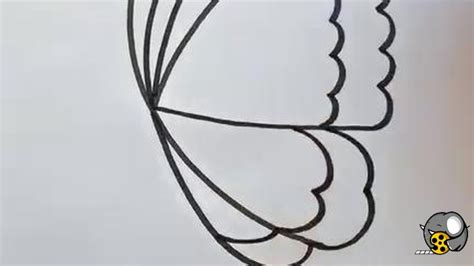 نقاشی طراحی پروانه هنری رنگ آمیزی فیلو