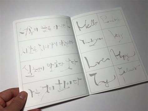 지인심 한글 디자인 상점 컬러링 캘리그라피 디자인노트 시리즈1 다양한 캘리그라피 디자인을 직접