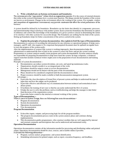 System Analysis And Design Download Free Pdf Software Testing