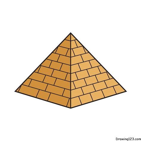 How To Draw A Step Pyramid