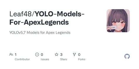 Github Leaf48 Yolo Models For Apexlegends Yolov5 7 Models For Apex Legends