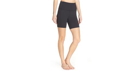 Zella Live In High Waist Pocket Bike Shorts Best Workout Shorts For Women Popsugar Fitness