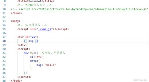 01 vue vue的引入方式 vue dependencies里可以直接引入吗 csdn博客