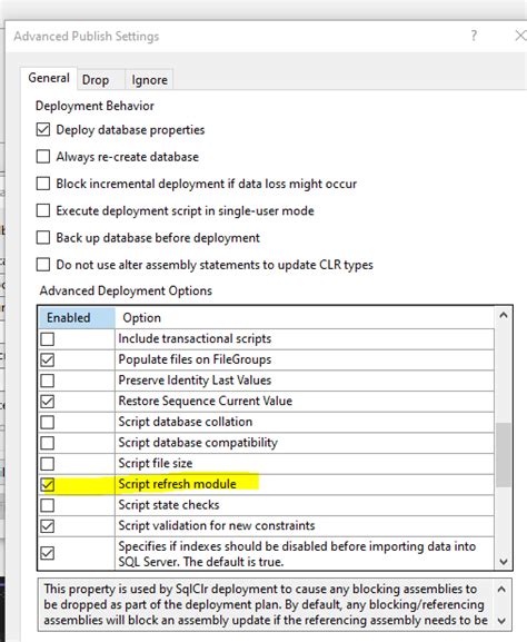 Script Refresh Module In Ssdt I Once Came Across An Error While By