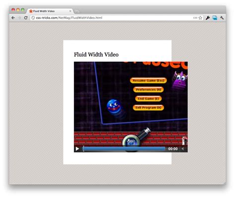 How To Create Fluid Width Videos With CSS And JQuery Creative Bloq
