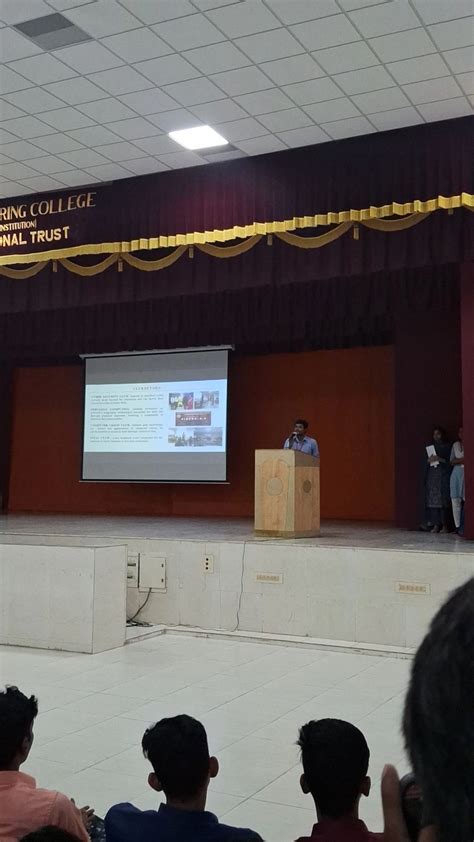 Vishwanathan N On Linkedin Cybersecurityclub Inductionprogram Freshers Itdepartment