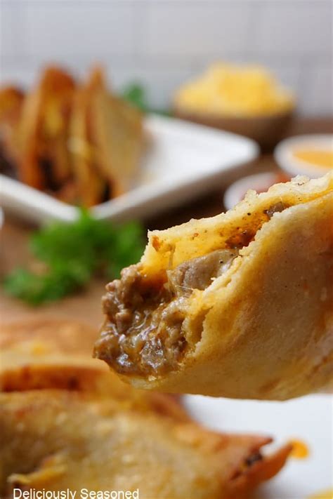 Fried Beef Tacos Deliciously Seasoned