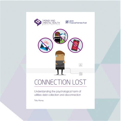 connection lost money and mental health policy institute