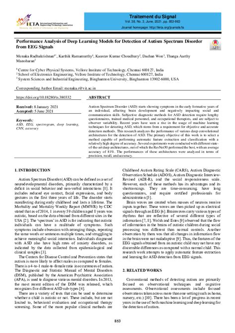 Pdf Performance Analysis Of Deep Learning Models For Detection Of