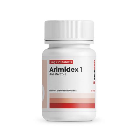 Arimidex 1mg Anastrozole Pentech Pharma