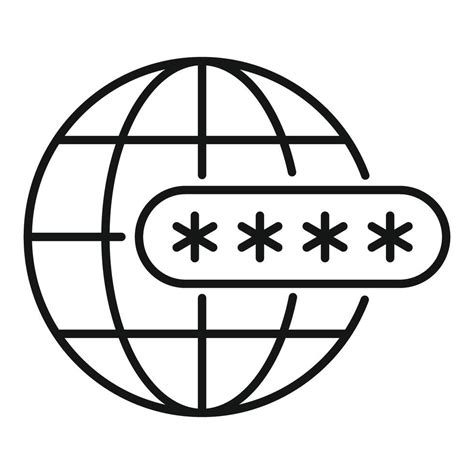 Global Network Security System Protecting With Password 49555347 Vector Art At Vecteezy