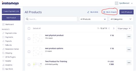 Bulk Import Edit Products Data Instamojo Help Center