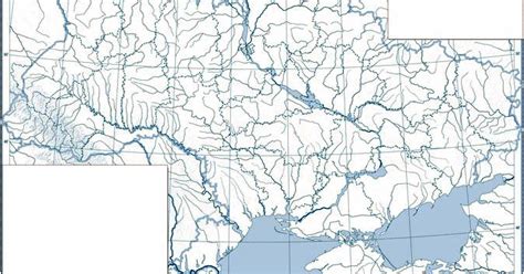 Практична робота №7 Позначення на контурній карті назв найбільших річок озер водосховищ